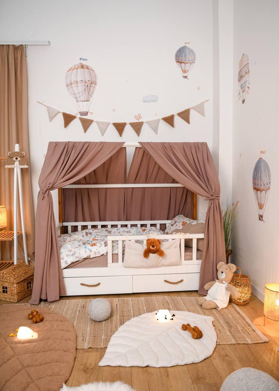 Soft Plush Flag Garland, Nursery Banner, Kids Room Decor, Baby Shower ...