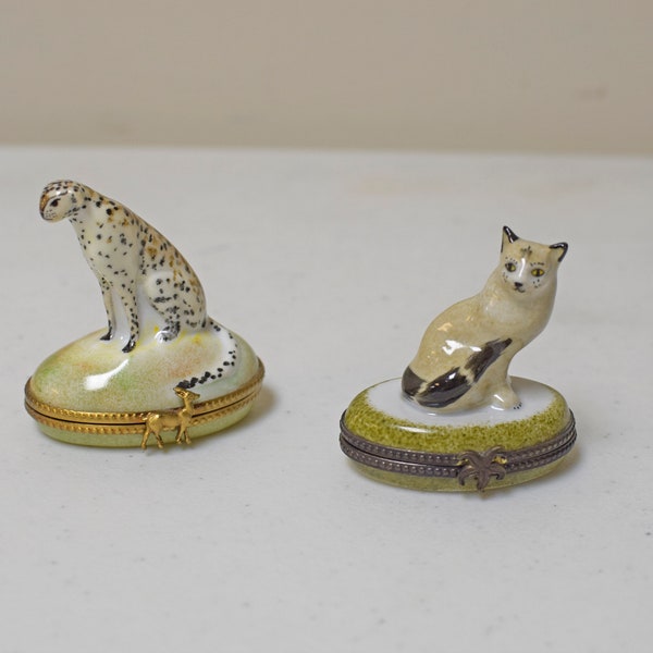 Limoges Cat - Etsy