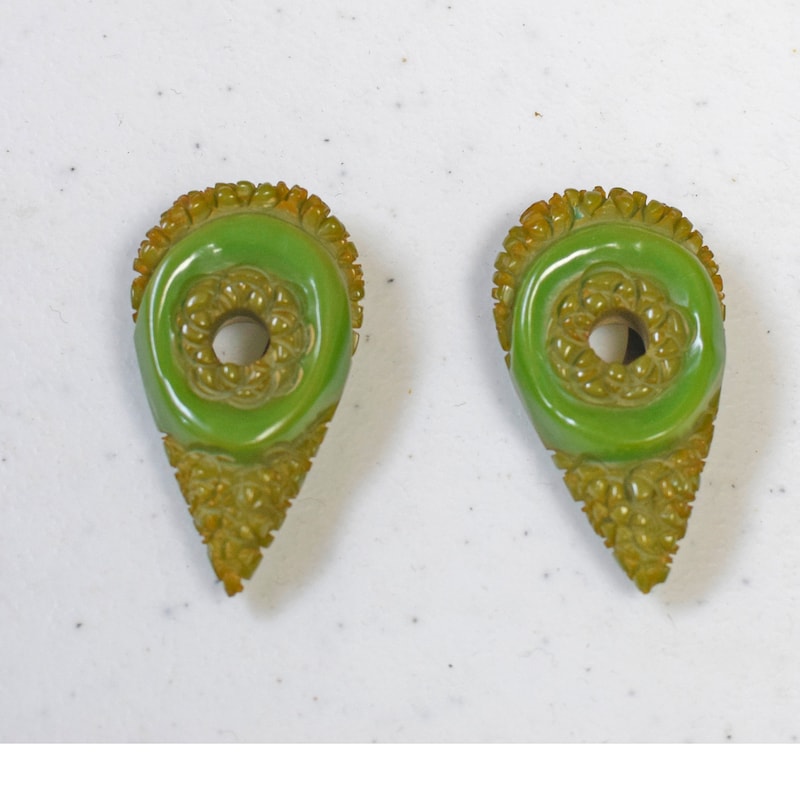 Bakelite Dress Clips - Etsy