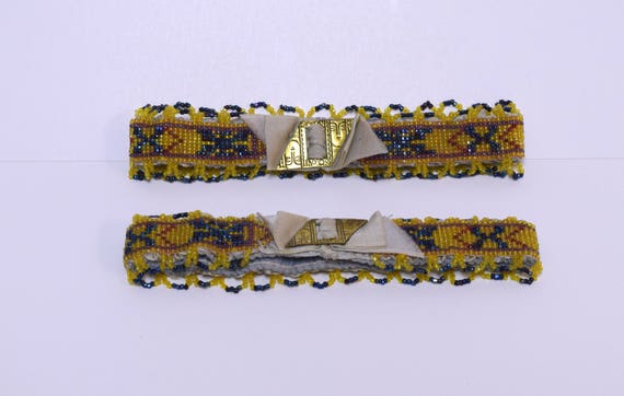 Antique Vintage c 1920s/30s Art Deco Loom Beaded Wedd… - Gem