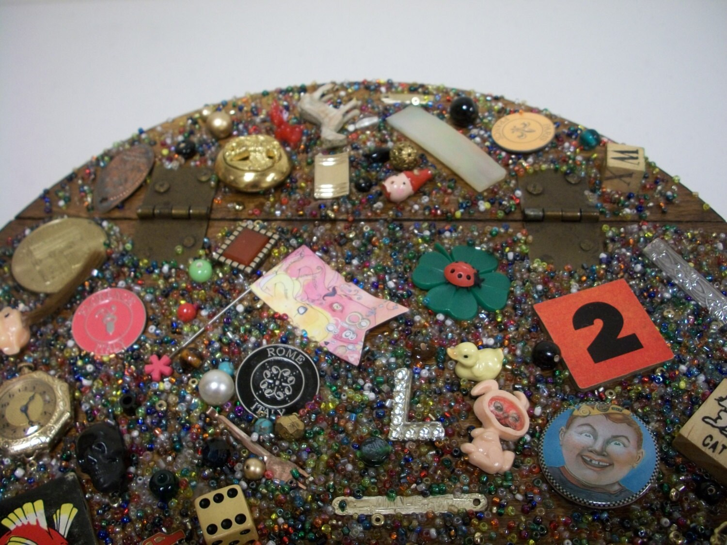 MEMORY ART Assemblage/found Object Outsider Folk Art Treasure Wood ...
