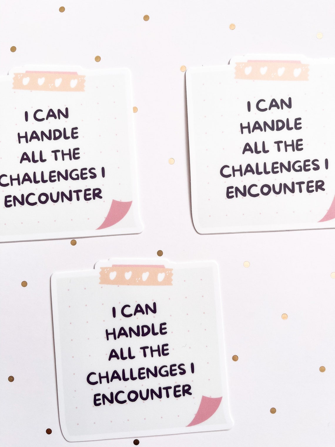Positive Affirmation Sticker Sticky note Sticker Quote | Etsy