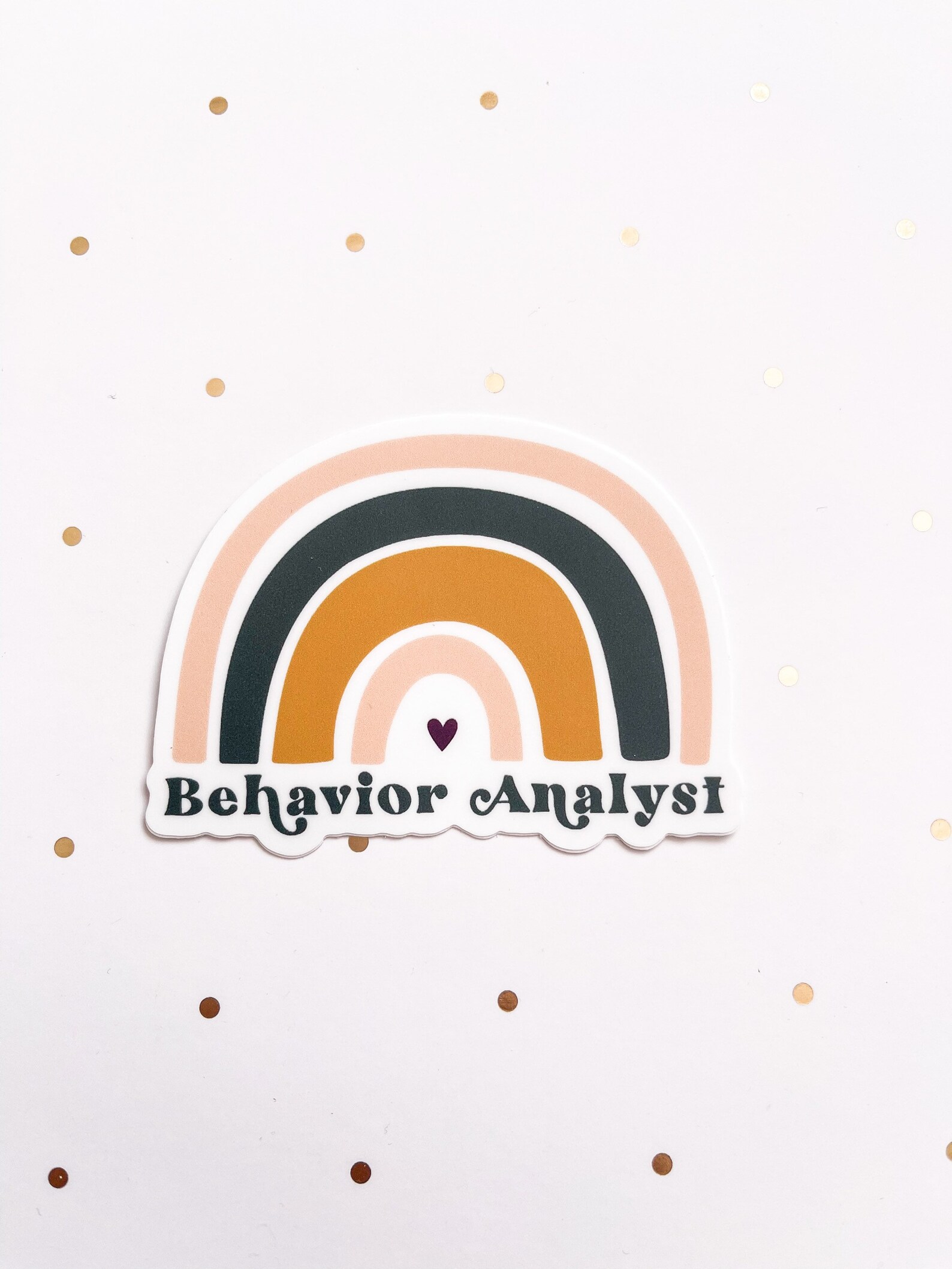 Behavior Analyst Sticker BCBA Sticker Rainbow Sticker | Etsy