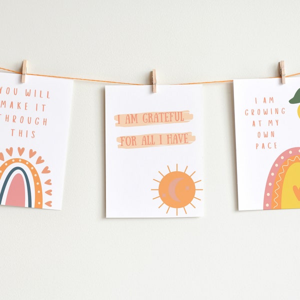 Positive Classroom Posters - Etsy