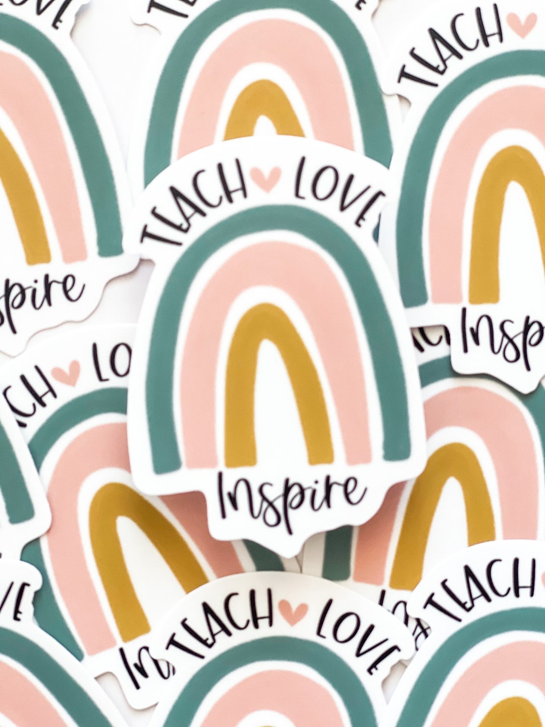 Teach Love Inspire Sticker Lehrer Sticker Lehrer - Etsy.de