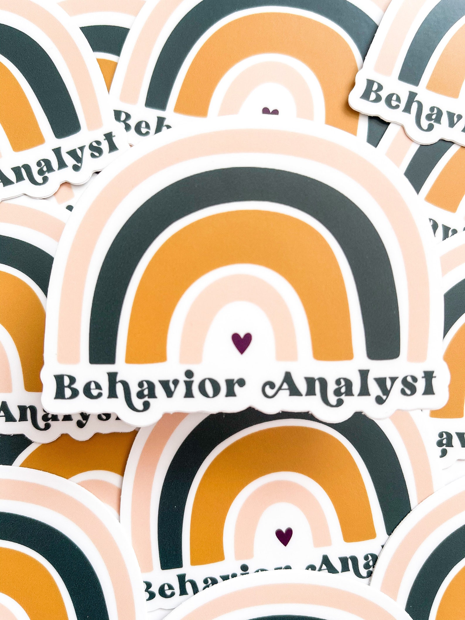 Behavior Analyst Sticker BCBA Sticker Rainbow Sticker | Etsy
