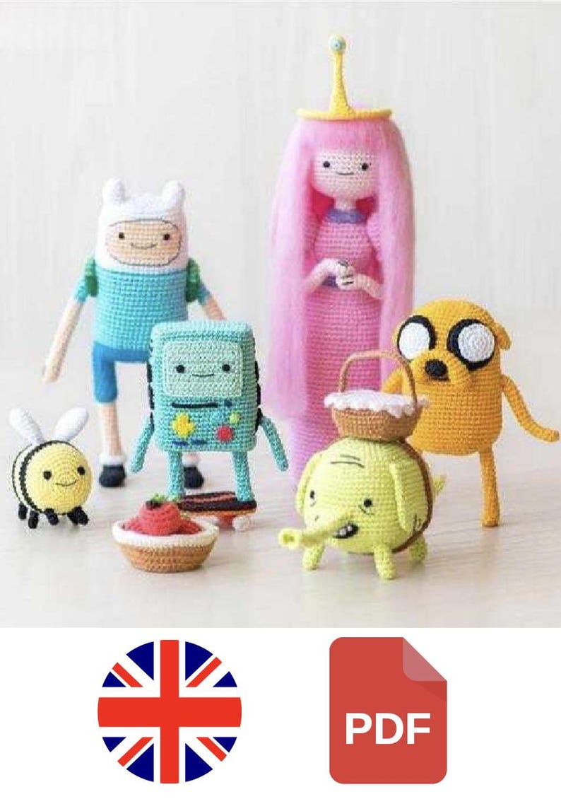 Cute Adventure Amigurumi Crochet Pattern Pack - Etsy