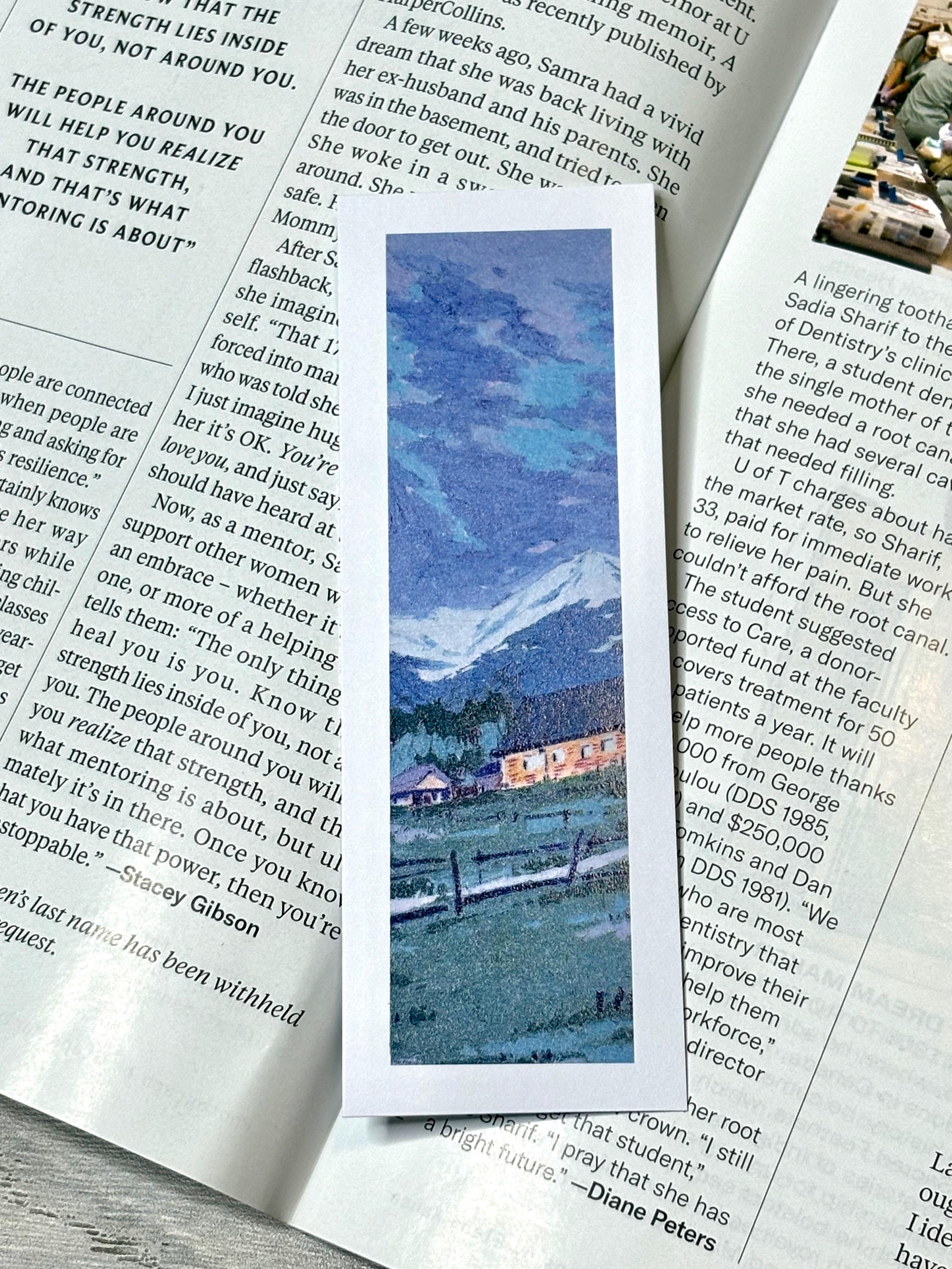 Landscape Bookmark-handmade - Etsy