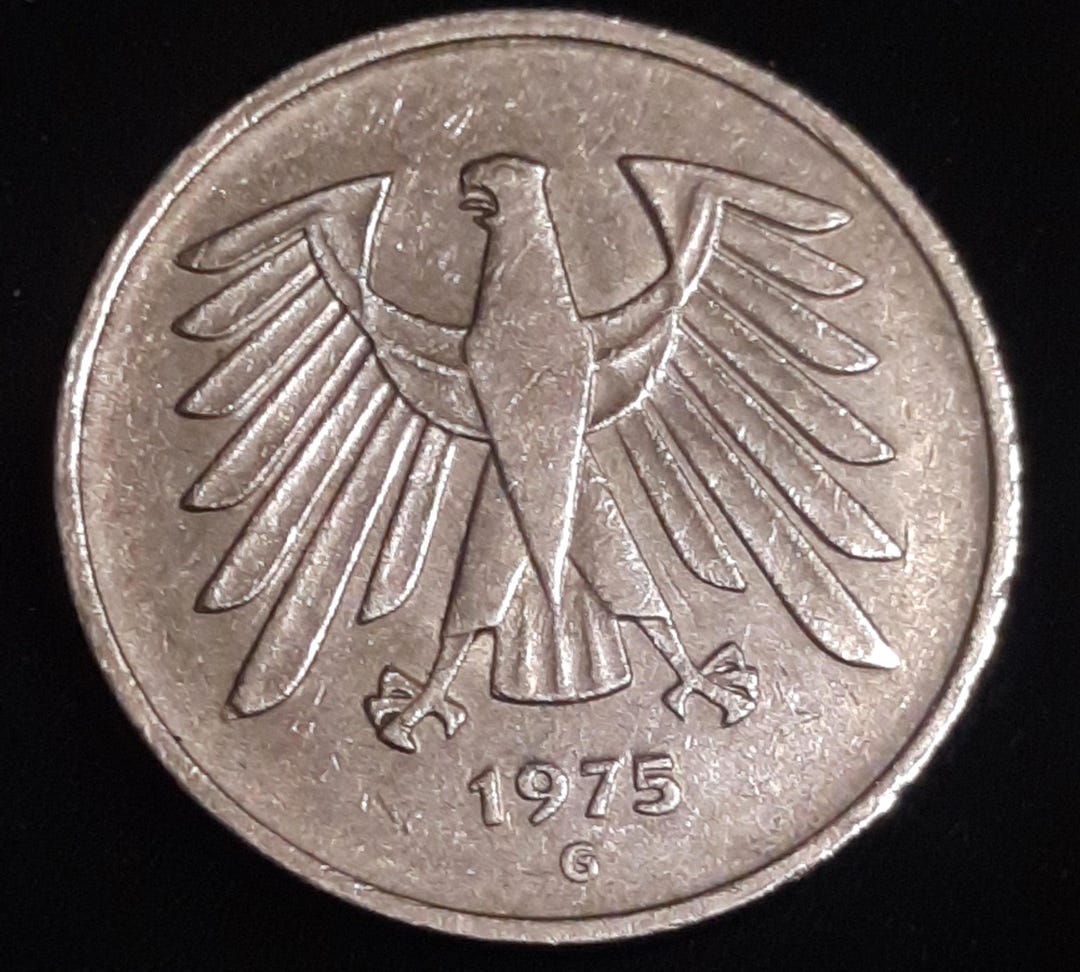 5 Mark 1975G Germany - Etsy