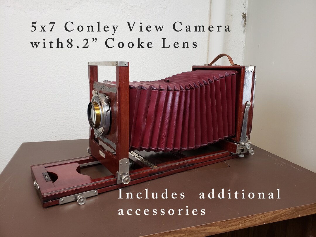 Antique Camera Conley View 5x7 (or 4x5) With Vintage Lenses and ...