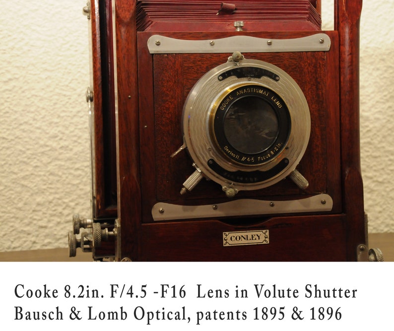 Antique Camera Conley View 5x7 (or 4x5) With Vintage Lenses and ...