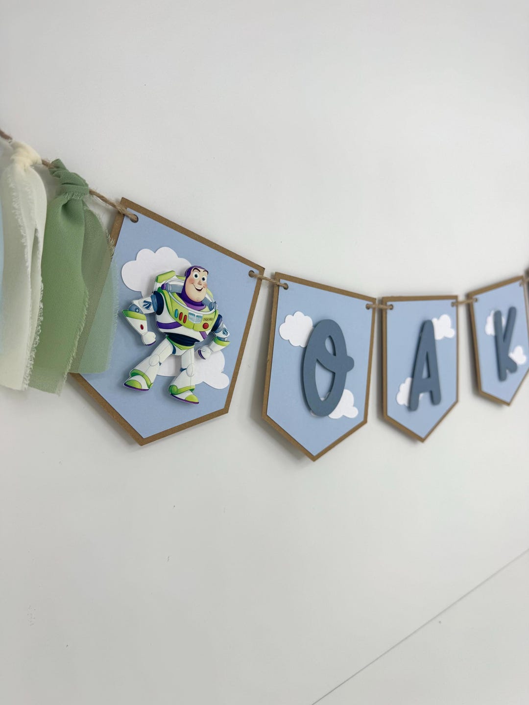 Personalised Name Bunting, Toy Story Inspired, 3D Custom Banner ...