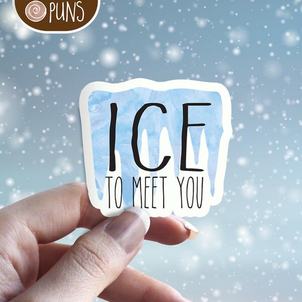 Ice Breaker Stickers - Etsy