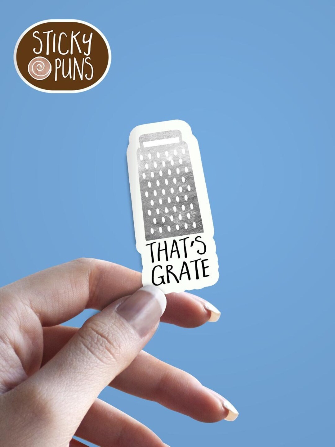 That's GRATE Cute Funny Pun Sticker Decal, Pun, Sticker Laptop That's ...