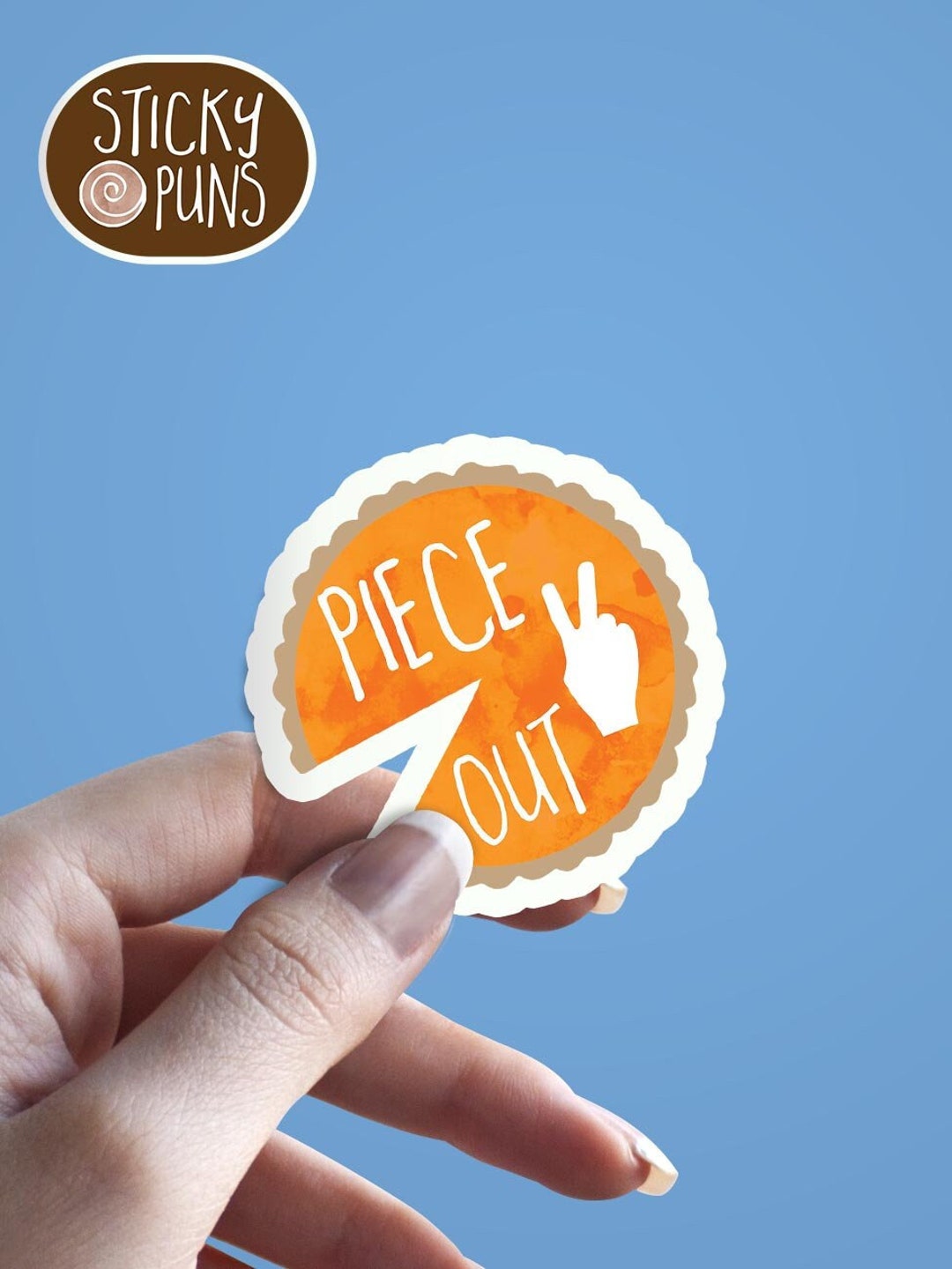 PIECE Out Cute Funny Vinyl Sticker Decal, Pun, Sticker Laptop ...