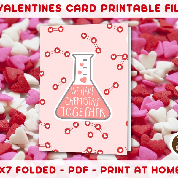 Science Valentine - Etsy