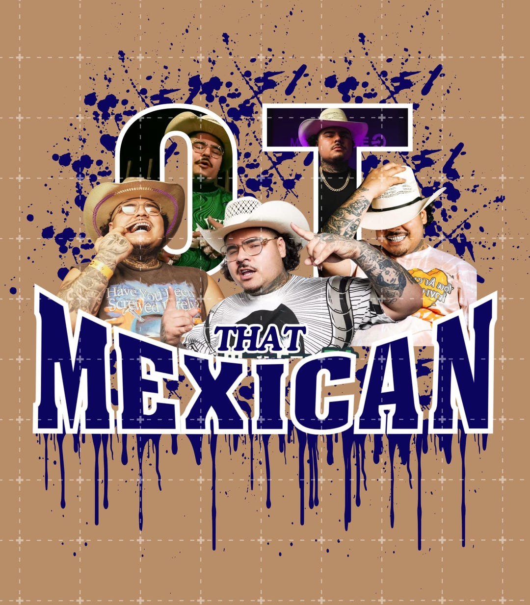 That MEXICAN OT T-shirt Design: Retro Rap PNG (digital Download) - Etsy