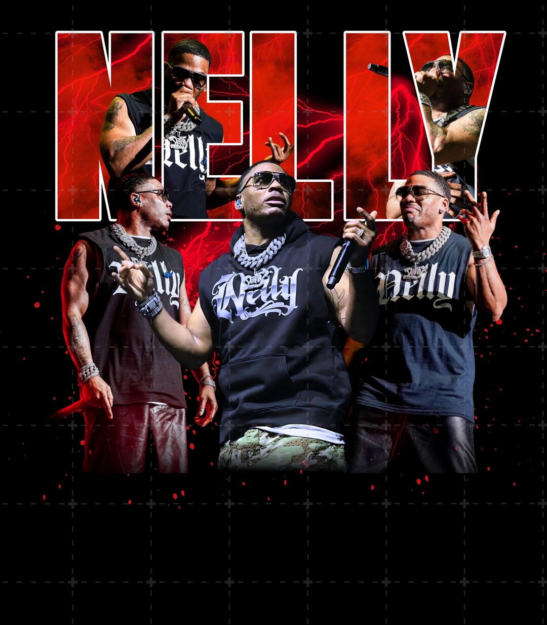 Nelly PNG Shirt Design, Nelly Rap PNG, Nelly Rapper Digital File, Where ...