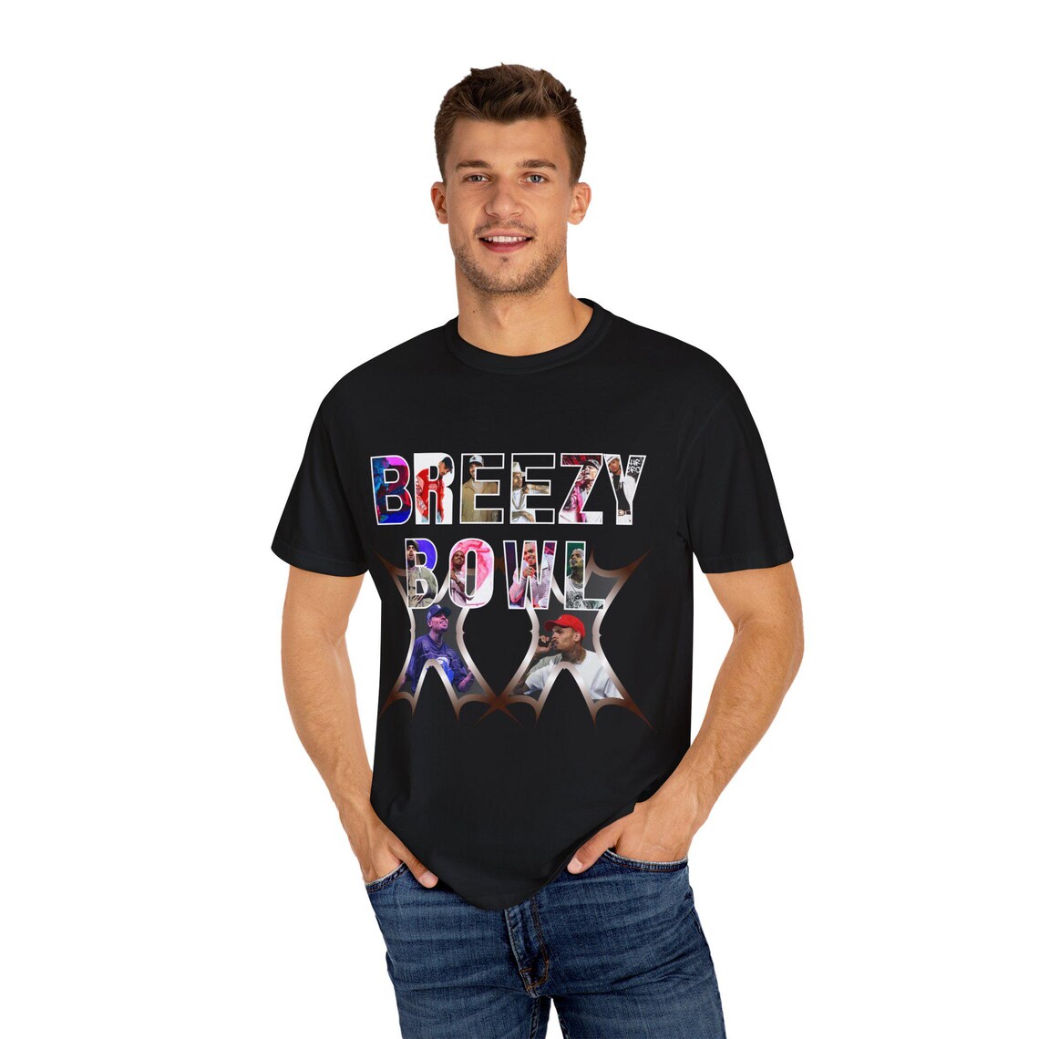 Chris Brown Breezy Bowl XX Tour 2025 T-shirt PNG Design (instant ...