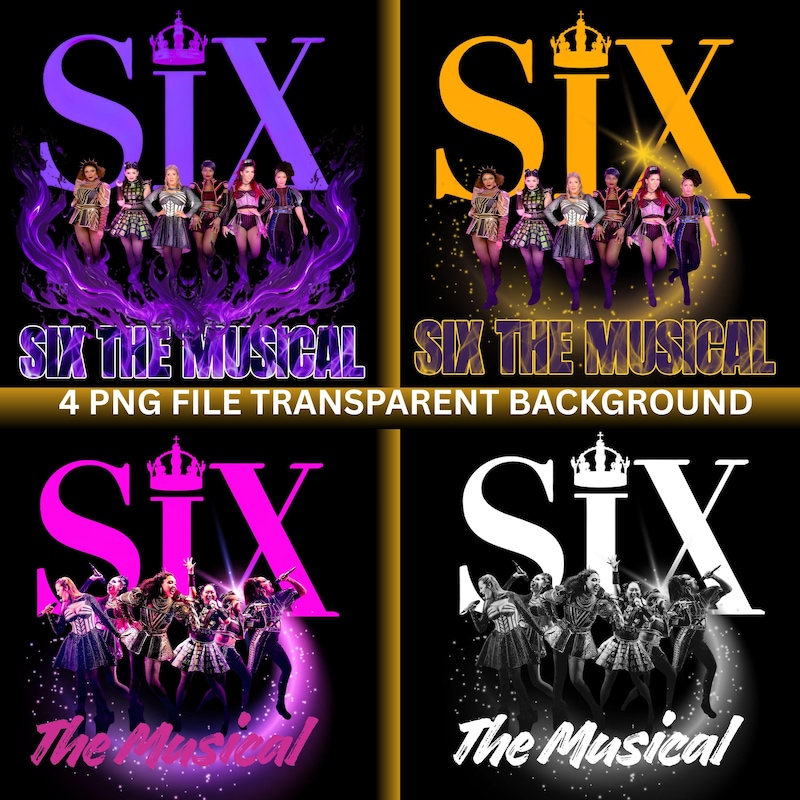 Six the Musical Poster - Etsy