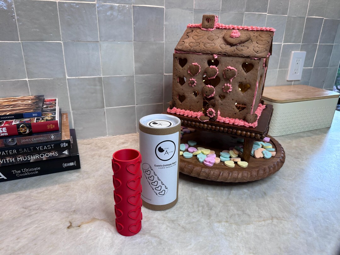 Cupid's Cottage Heart Cookie Texture Roller - Etsy