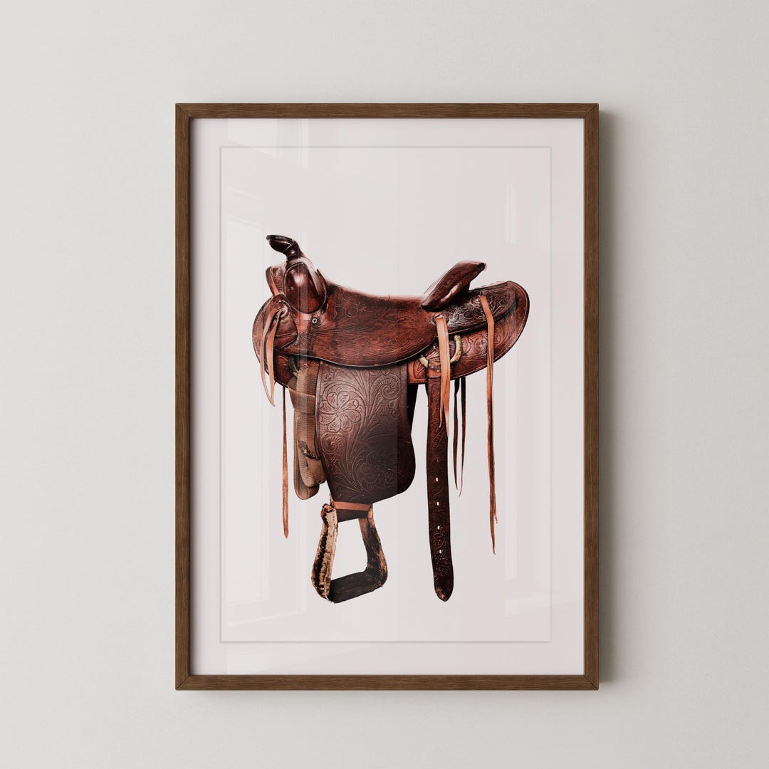 Saddle Up, Cowboy - Western Photography Art, Saddle Photo, Original ...