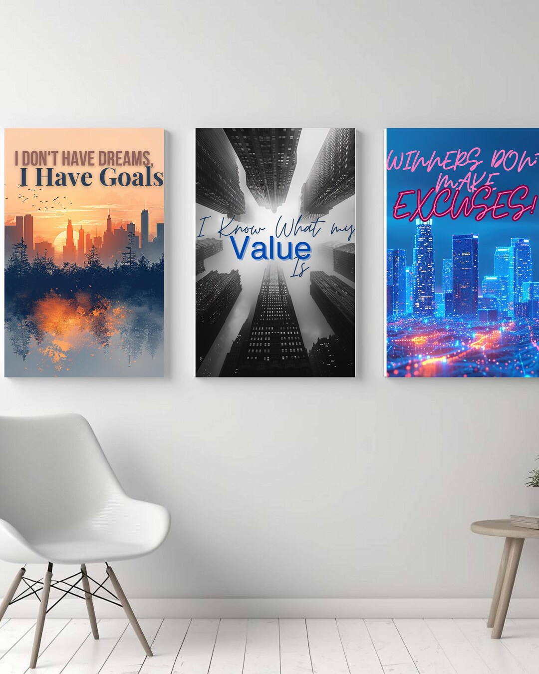 Suits Office Vibes Bundle - Digital Arts Prints, Motivational Quotes ...
