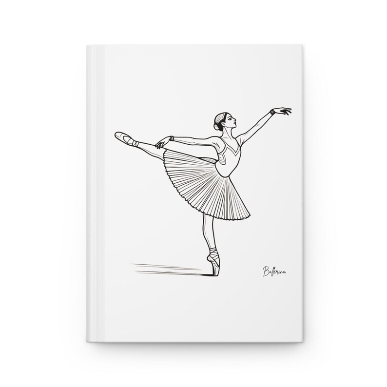 Ballerina Journal, Ballet Notebook, Dance Diary, Dancer Sketchbook ...