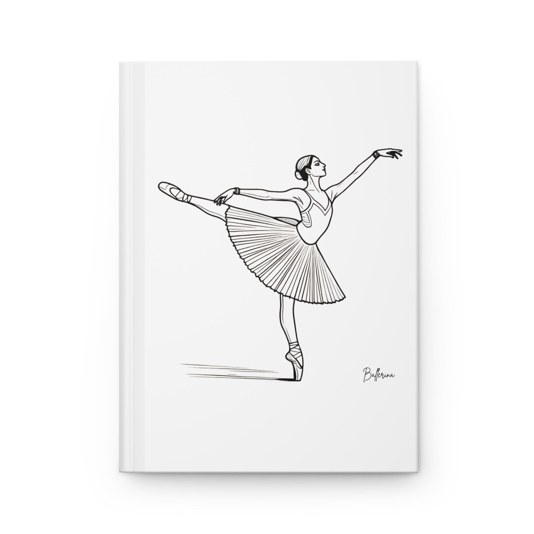 Ballerina Journal, Ballet Notebook, Dance Diary, Dancer Sketchbook ...