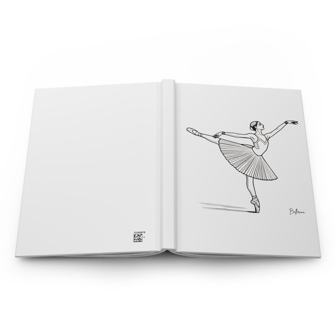 Ballerina Journal, Ballet Notebook, Dance Diary, Dancer Sketchbook ...