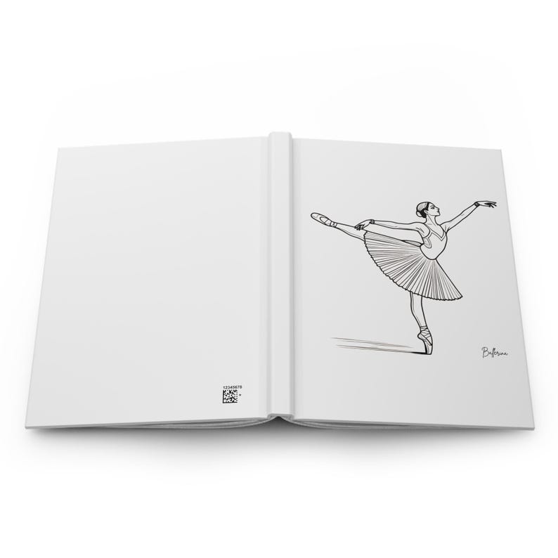 Ballerina Journal, Ballet Notebook, Dance Diary, Dancer Sketchbook ...