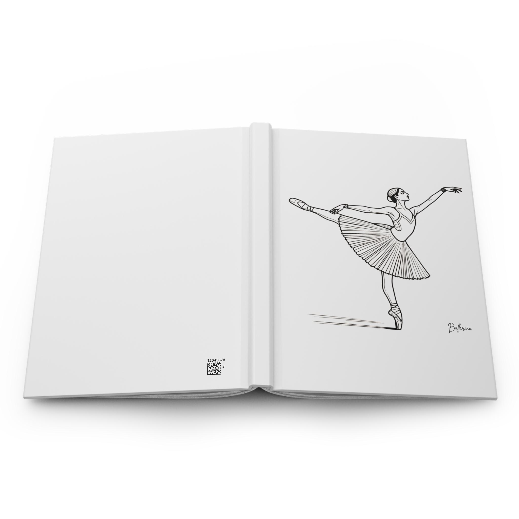 Ballerina Journal, Ballet Notebook, Dance Diary, Dancer Sketchbook ...