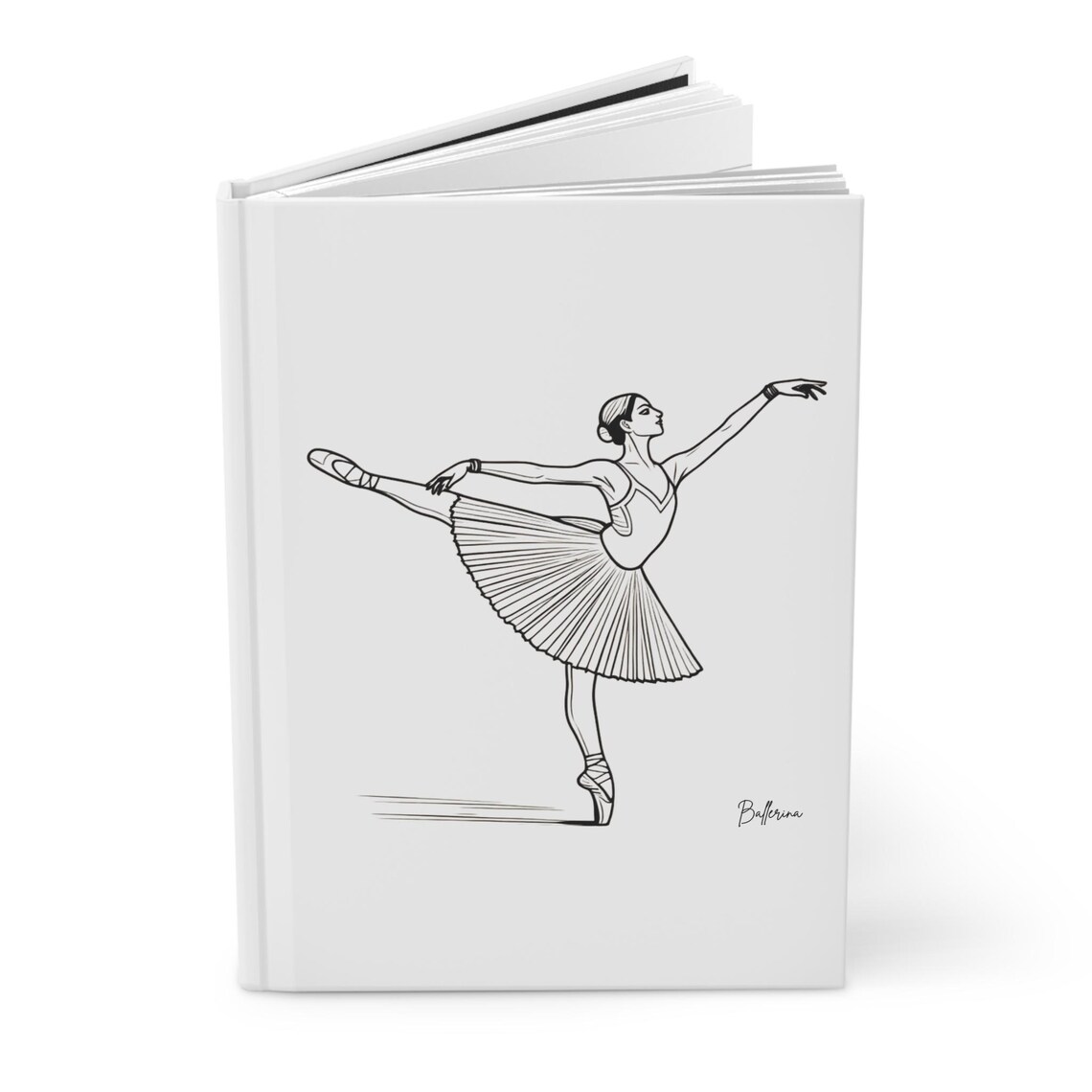 Ballerina Journal, Ballet Notebook, Dance Diary, Dancer Sketchbook ...