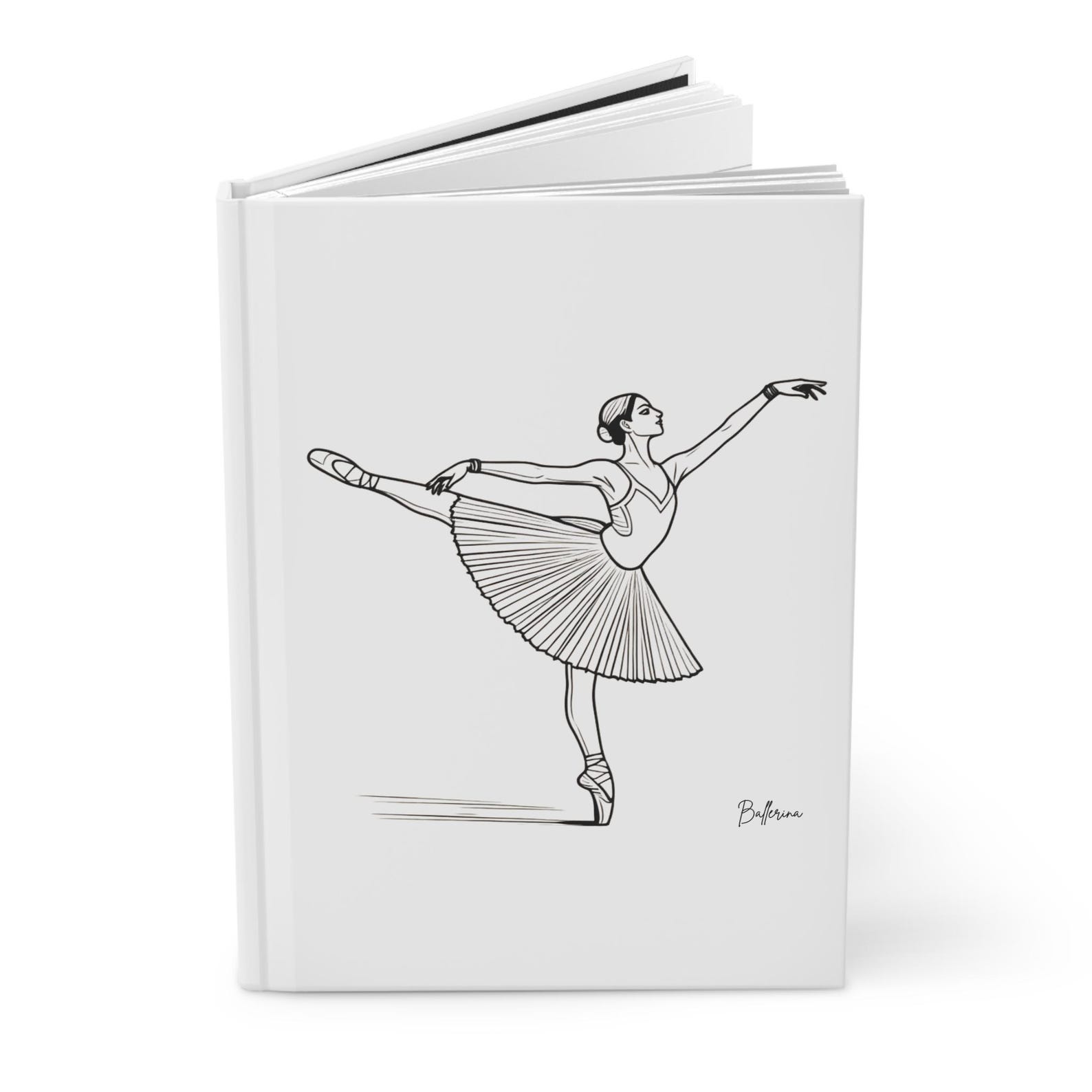 Ballerina Journal, Ballet Notebook, Dance Diary, Dancer Sketchbook ...