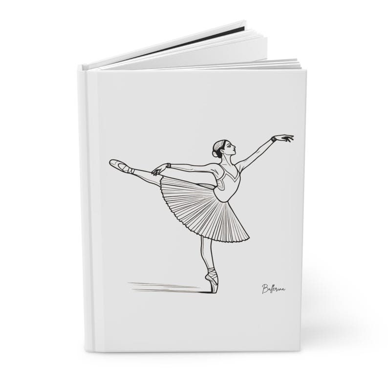 Ballerina Journal, Ballet Notebook, Dance Diary, Dancer Sketchbook ...