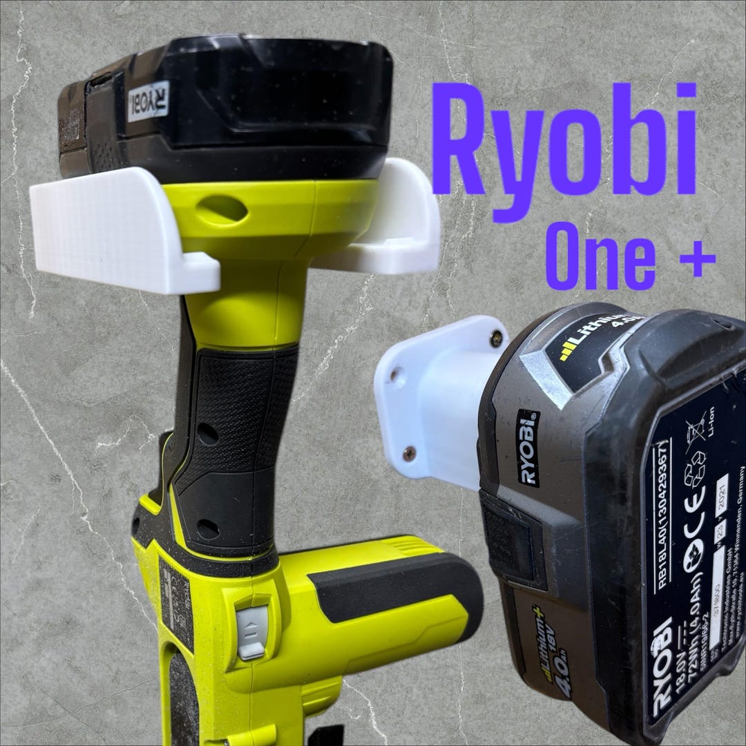 Ryobi One+ Tool and Battery Hanger Storage Organize 3D Printed - Etsy
