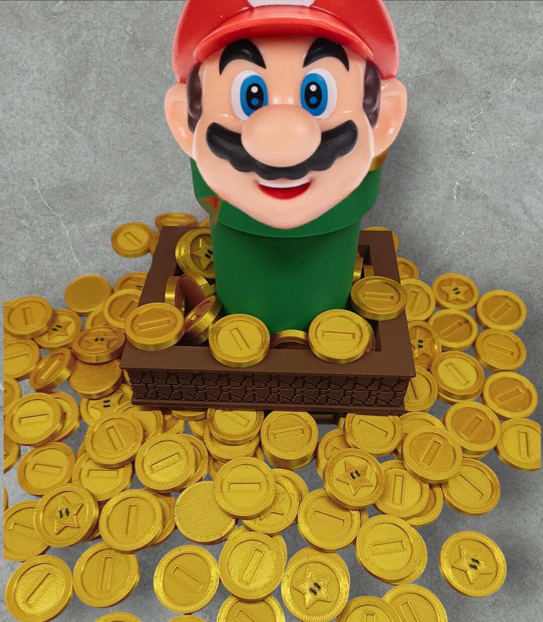 Mario Coin and Star Coin Gift Idea Treasure Hunt Decoration Decor Props ...
