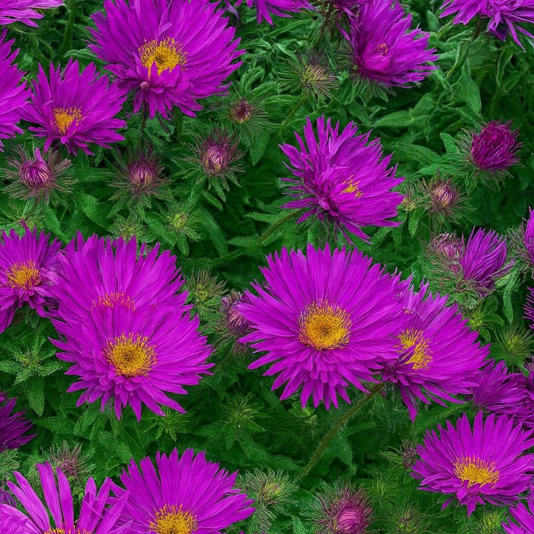 New England Aster ‘purple Dome’ | Live Starter Plant | Hardy Perennial ...