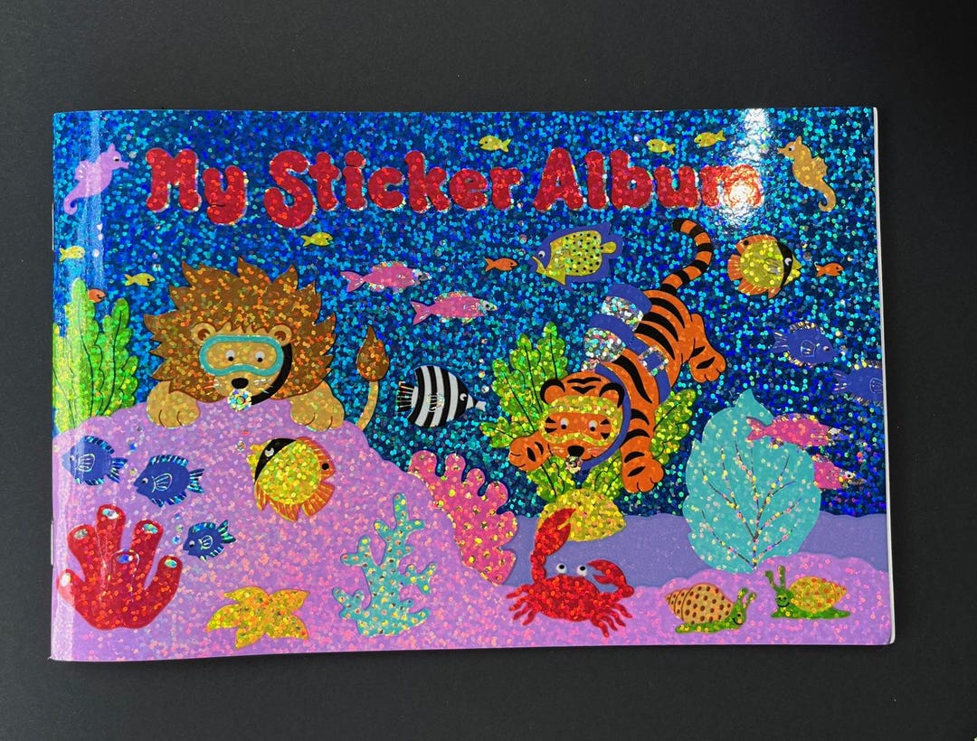Glittering Original Sandylion Sticker Album From 1996 - NEW - Etsy