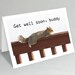 Get Well Soon Card Feel Better Soon Card Squirrel Greeting Card Funny ...