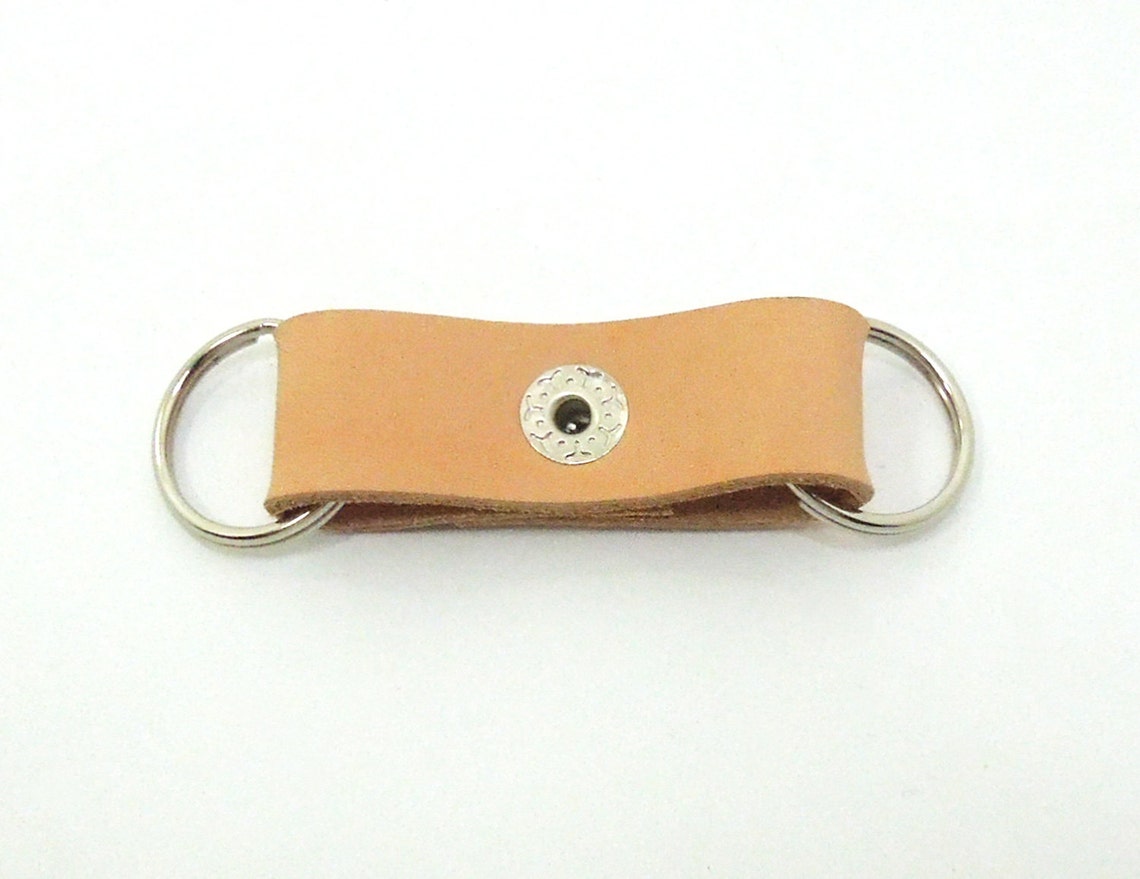 Leather Valet Keychain Key Ring Key Fob Father's Day - Etsy