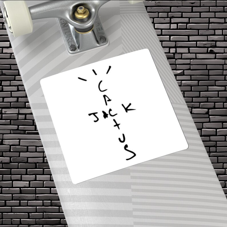 Cactus Jack Sticker Iconic Travis Scott Logo, Multiple Sizes, Bold ...