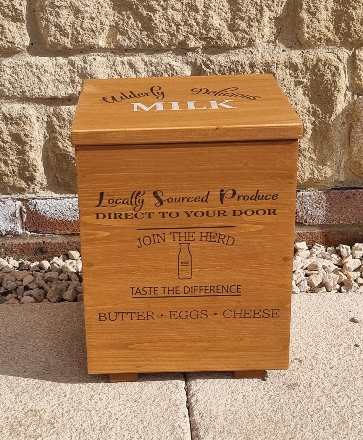 Insulated Milk Bottle Doorstep Box, Milk Bottle Box, Milk Bottle Holder ...