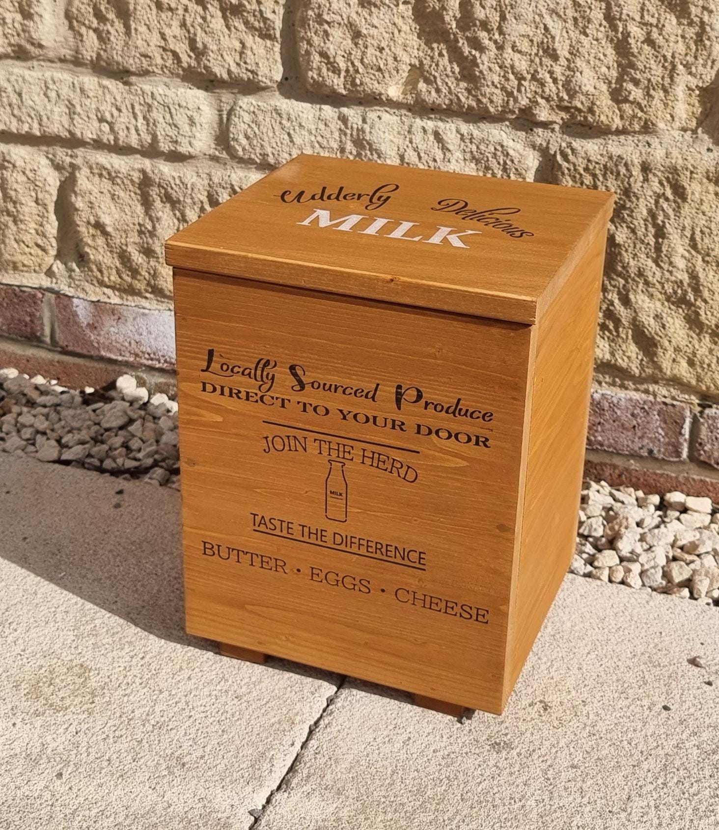 Insulated Milk Bottle Doorstep Box, Milk Bottle Box, Milk Bottle Holder ...