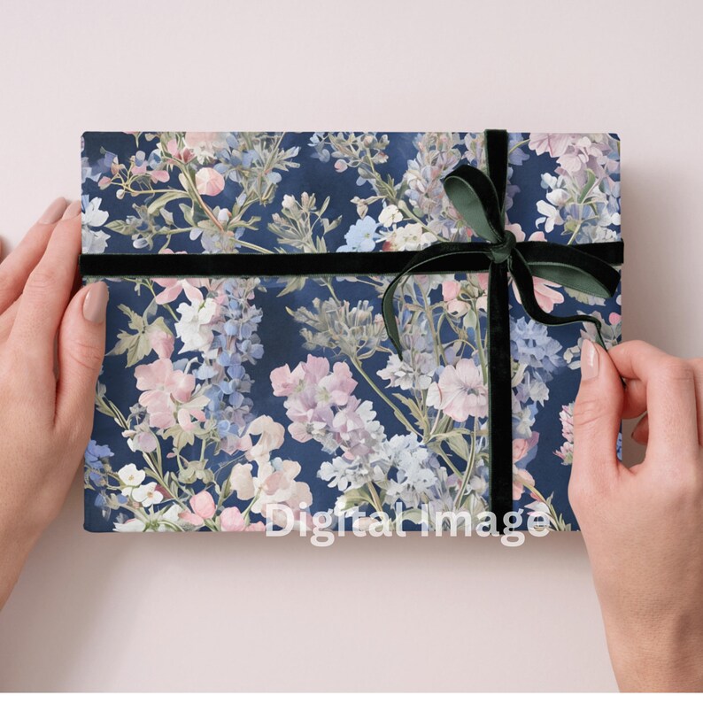 Floral Digital Papers, Seamless Floral Pattern, Spring Floral ...