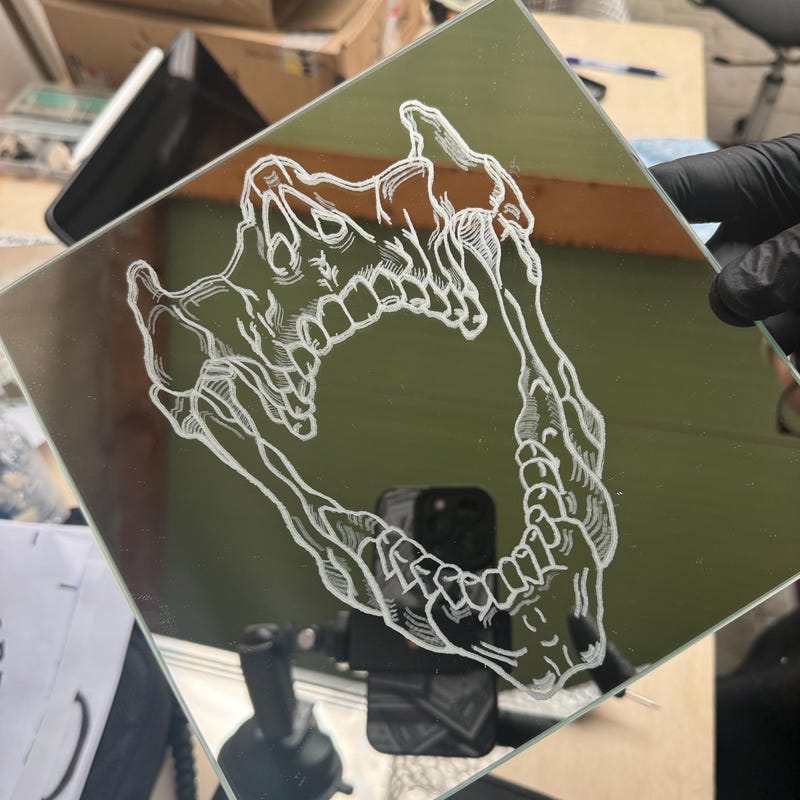 Engraved Mirror - Etsy UK