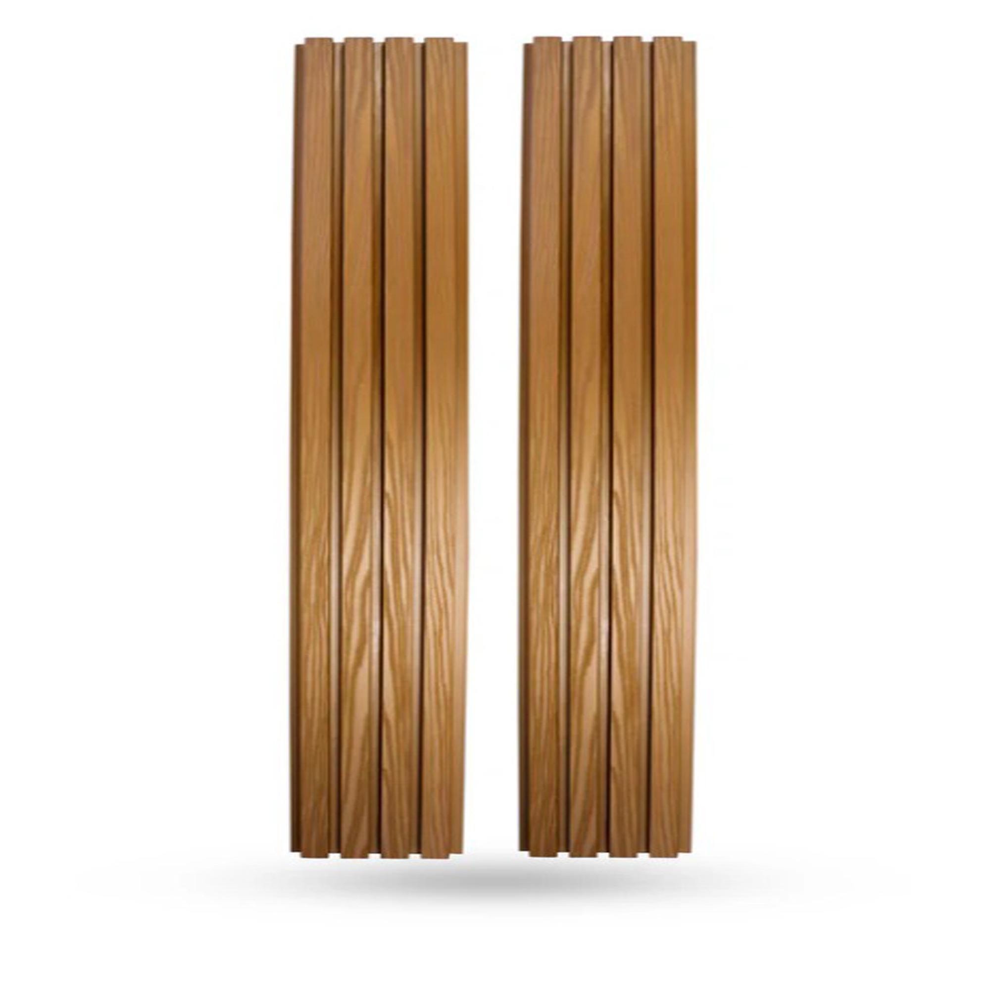 Golden Teak Color Exterior Fluted Slat Panel - Etsy