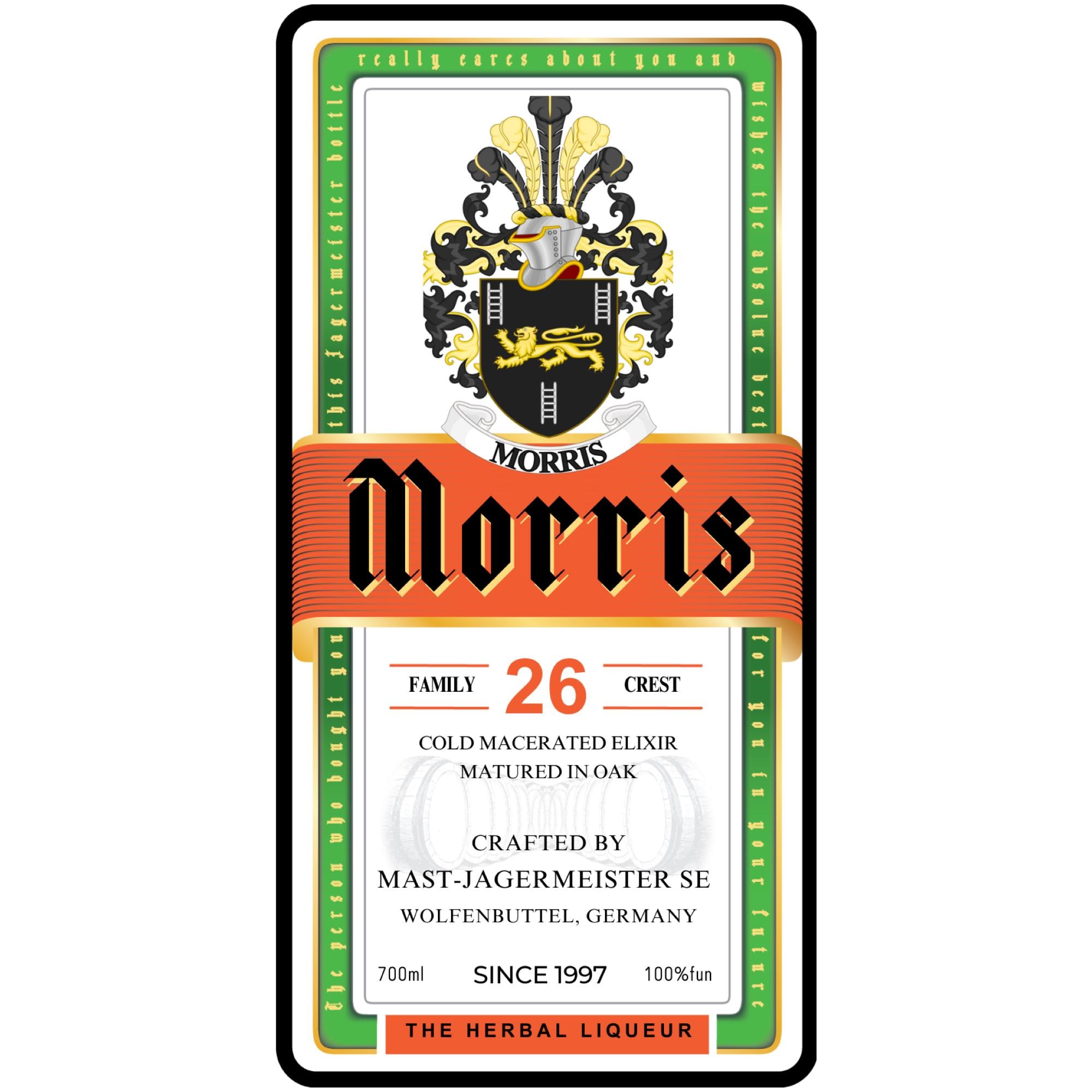 Jagermeister Customized Download 700ml, Printable Jager Label Editable ...