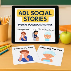 ADL Social Stories – Digital Download Bundle - Etsy