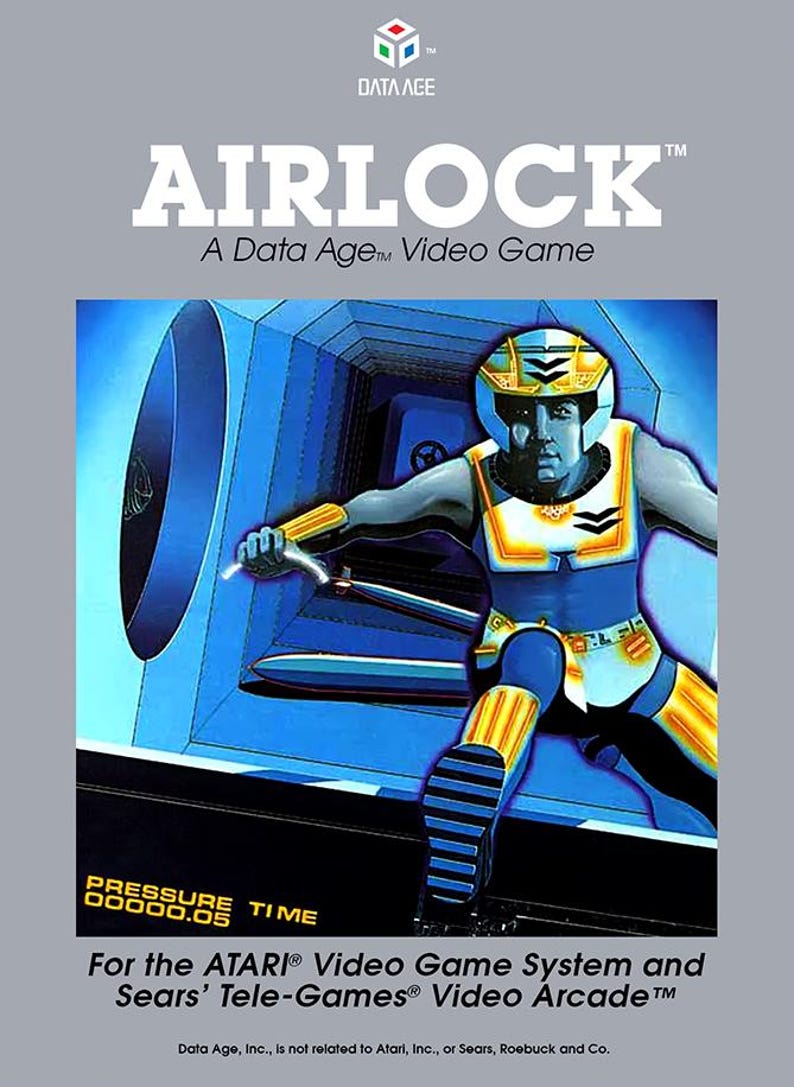 828 Digital Atari 2600 Box Art, PNG Bundle, Cool, Nostalgic, Digital ...